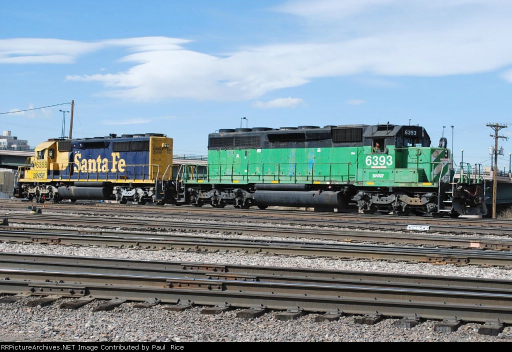 BNSF 6393 Headed To The Yard